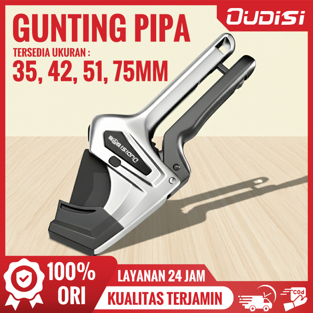 Jual OUDISI Pipe Cutter Gunting Pipa Tang Potong Pipa 35/42/51/75 mm ...