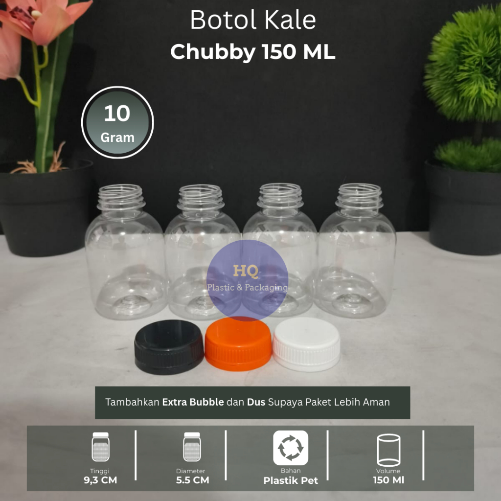 Jual Botol Chubby 150 ML | Botol Chubby Mini 150ml | Botol 150ml ...