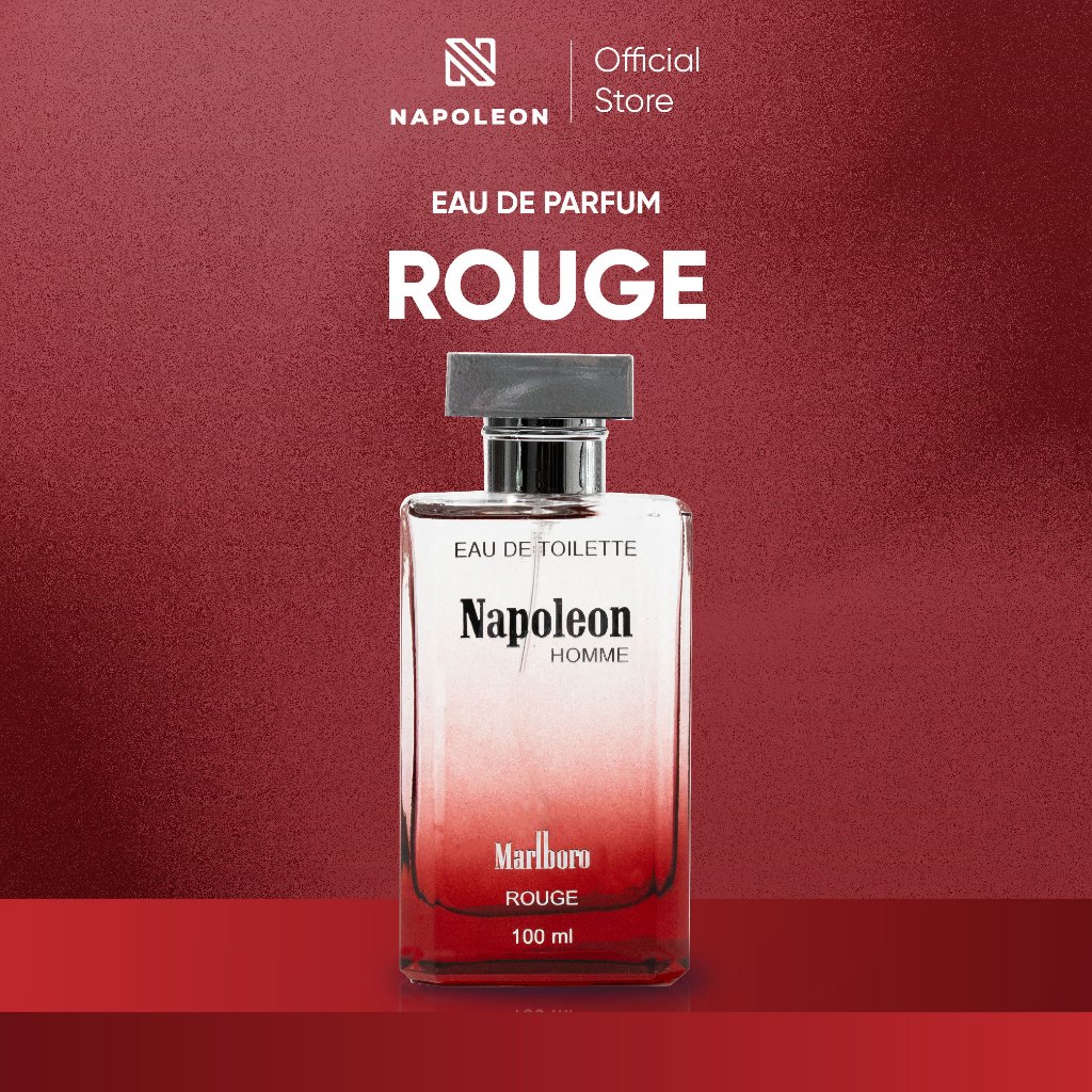 Jual NAPOLEON Parfum Pria Eau de Toilette EDT Rouge 100 ML | Shopee ...