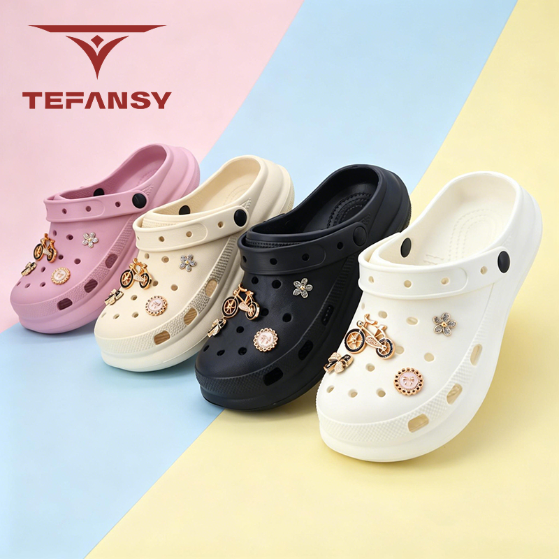 Jual Tefansy Sandal Jelly Fuji Baim Wanita Sandal Kodok Slip On Sendal ...