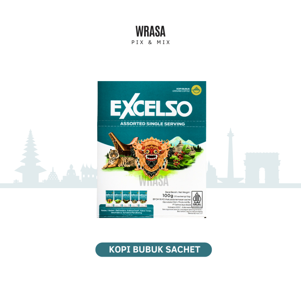Jual Excelso Coffee Assorted Pack - 1 Box isi 10 Kopi Sachet - Mixed ...