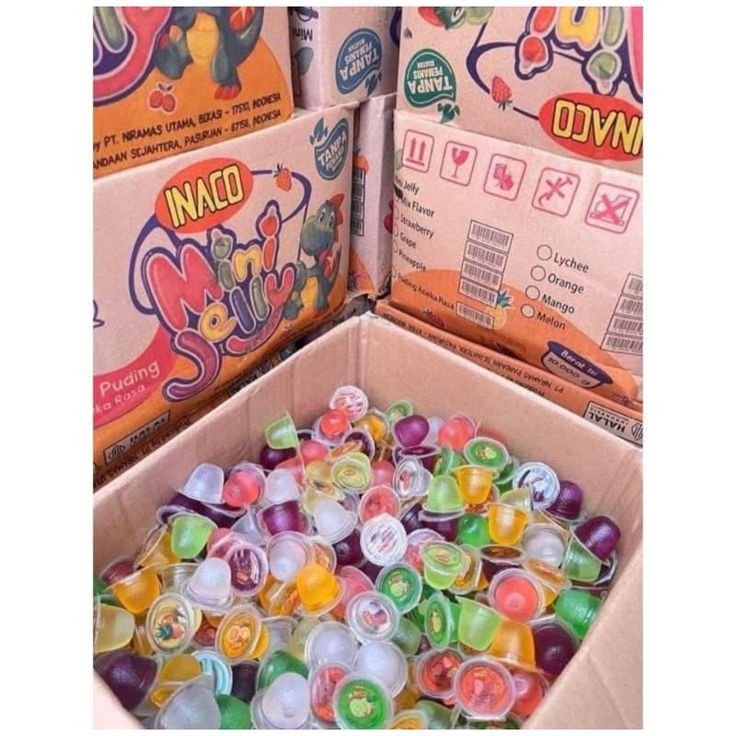 Jual INACO Jelly Mix Fruit Kemasan Ember Aneka Rasa Buah Nata De Coco ...