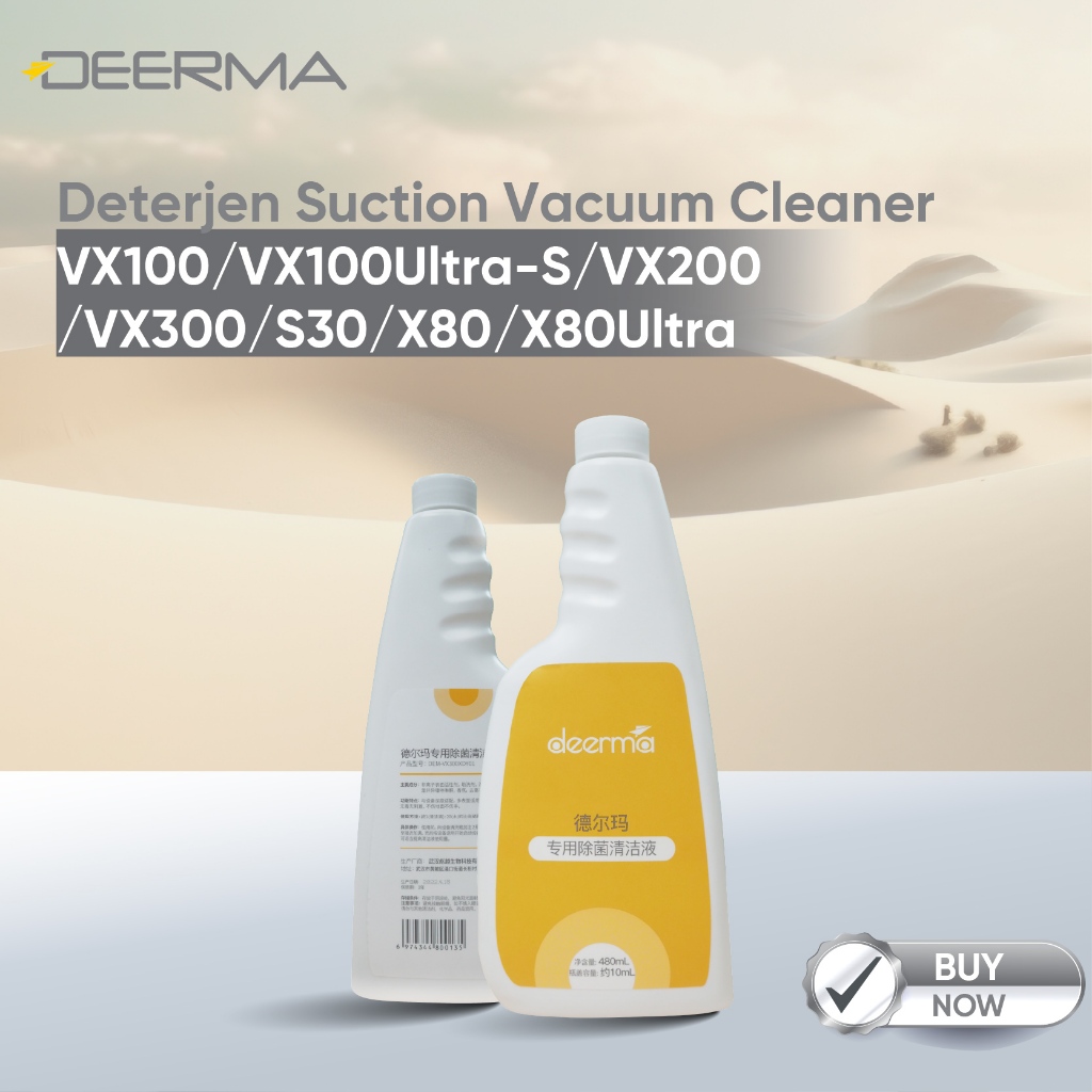 Jual Deerma Deterjen For Suction Vacuum Cleaner BY200/BY100/VX96/VX20 ...