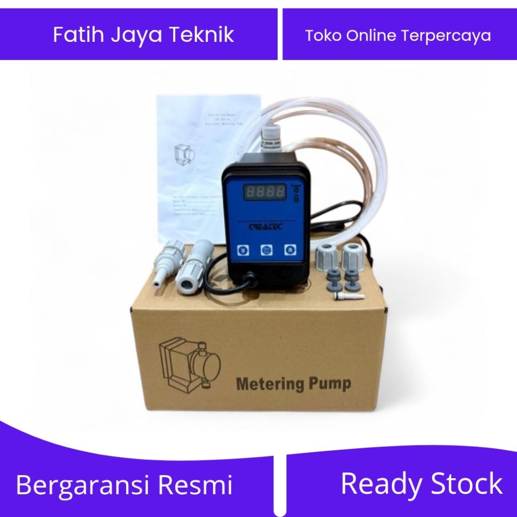 Jual DOSING PUMP CREATEC E0506 6 LPH 5 BAR 220V | Shopee Indonesia