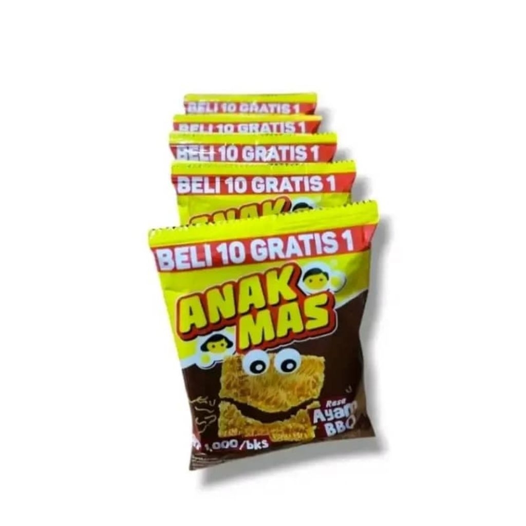 Jual Snack Mie Kremes Anak Mas Renceng is 10 pcs | Shopee Indonesia