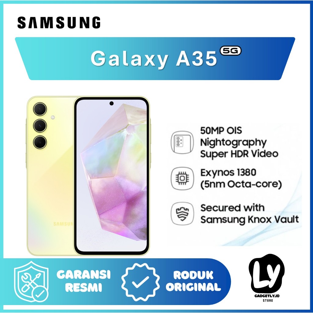 Jual Samsung Galaxy A35 5G (8GB+8GB I 256GB) Garansi Resmi SEIN ...