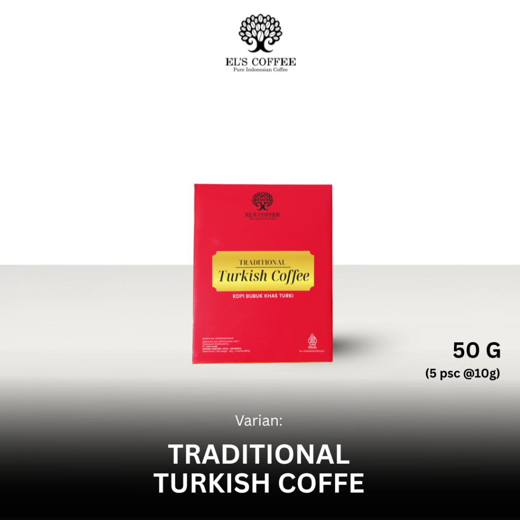Jual El's Coffee Kopi Turkish Arabika Robusta Coffee box isi 5 Sachet ...