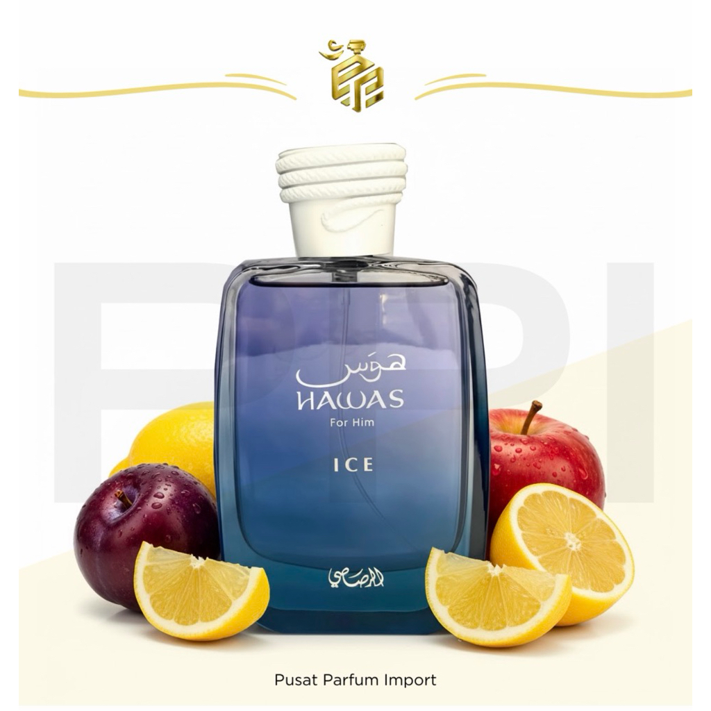 Jual Hawas Ice by rasasi parfume 100ML Original | Shopee Indonesia