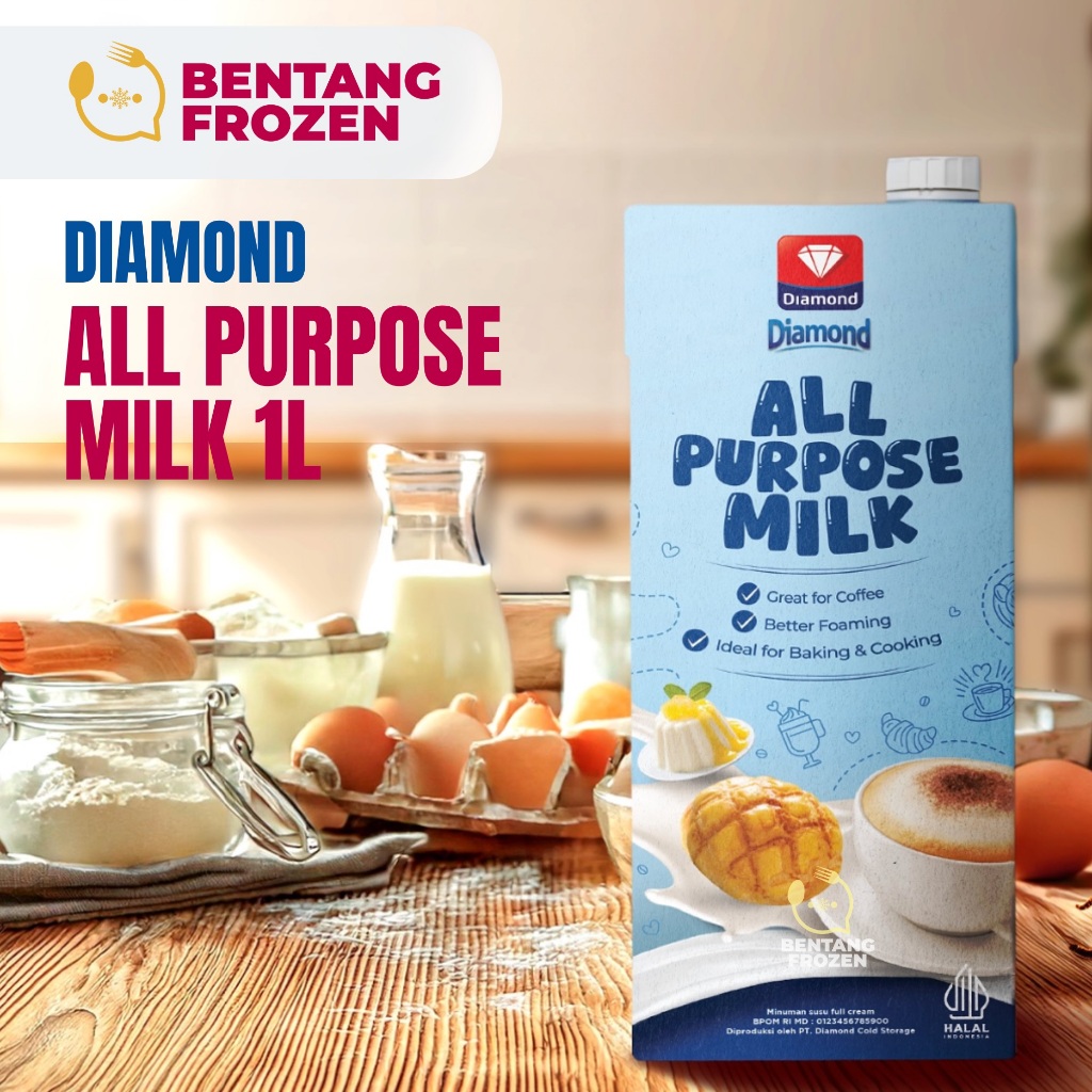 Jual Diamond Milk UHT All Purpose 1 Liter | Shopee Indonesia