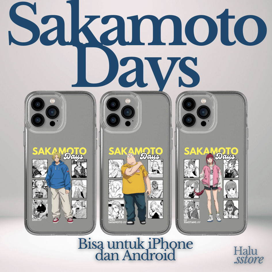 Jual Case Sakamoto Days | Clear Case Transparan iPhone | Wibu Anime ...