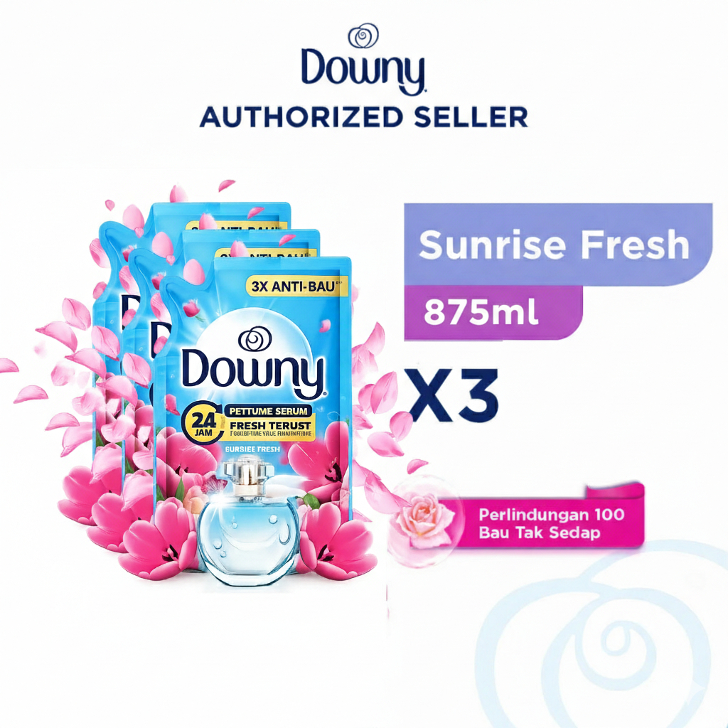 Jual Downy Pelembut dan Pewangi Pakaian Konsentrat Sunrise Fresh 875ml ...
