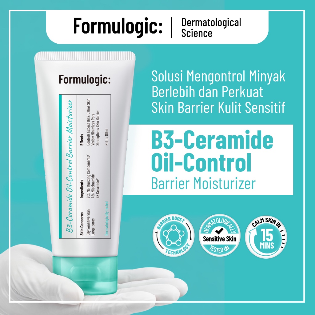 Jual Formulogic: B3-Ceramide Oil-Control Barrier Moisturizer 40ML ...