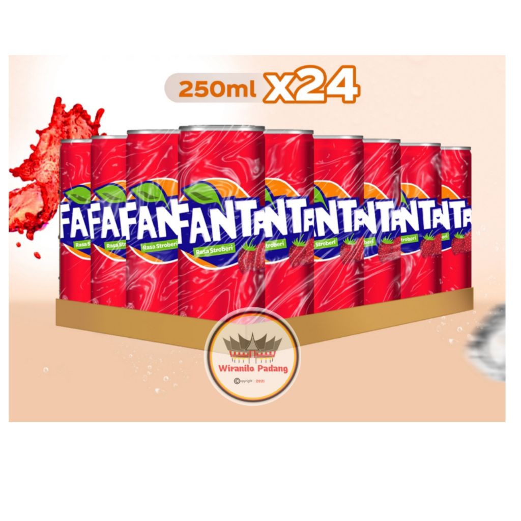 Jual Fanta Kaleng 1 karton 250ml x 24pcs | Shopee Indonesia