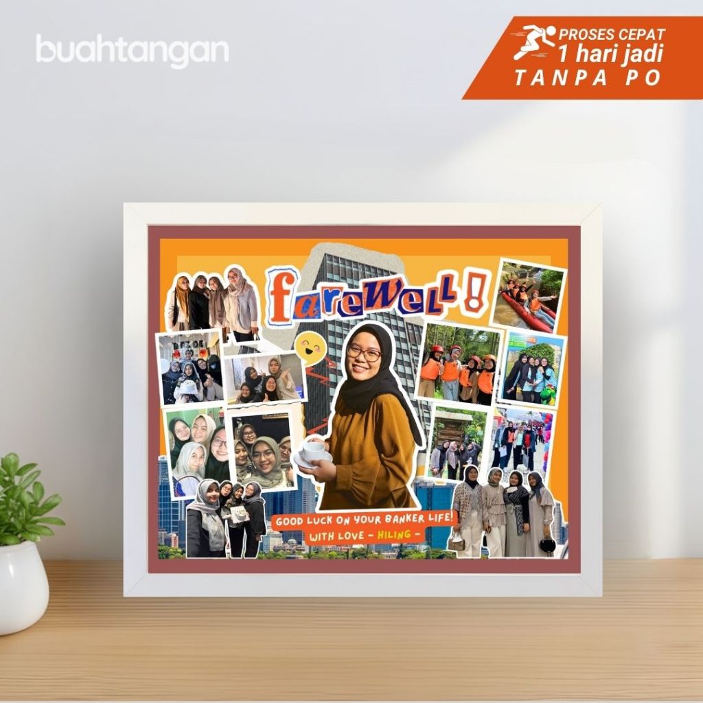 Jual Scrapframe Custom Premium Kado Hadiah Farewell Wisuda Perpisahan ...