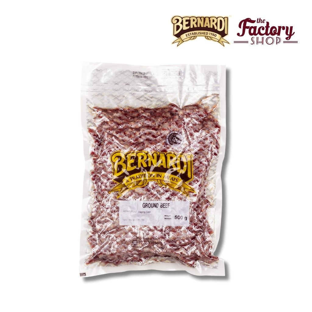 Jual BERNARDI GROUND BEEF 500G (9914500101) | Shopee Indonesia