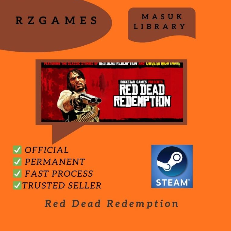 Jual Red Dead Redemption GAME PC |GAME STEAM ORIGINAL | MASUK LIBRARY ...