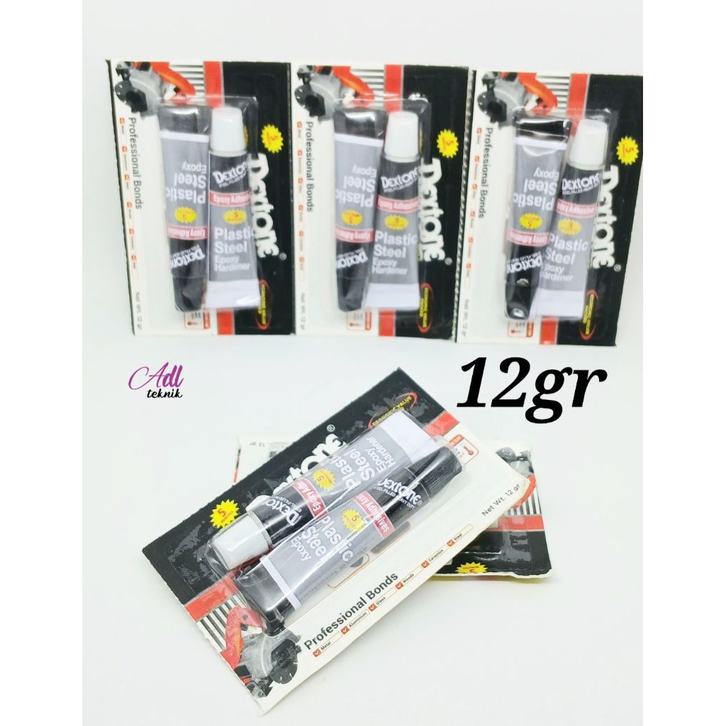 Jual Lem Dexton Plastic Steel Epoxy Lem Besi Serbaguna Lem Epoxy 5 ...