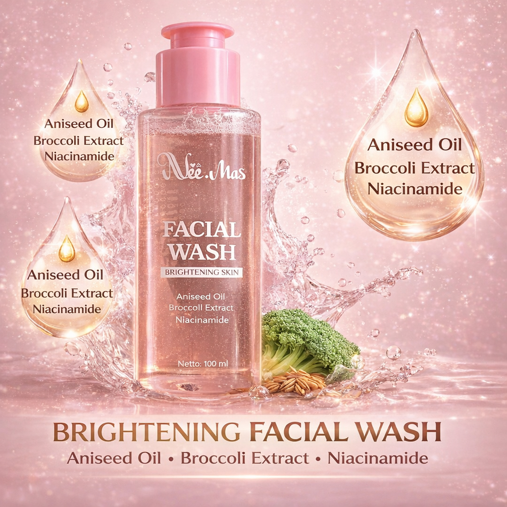 Jual Nee Mas Facial Wash Brightening Skin Infused with Broccoli Extract ...
