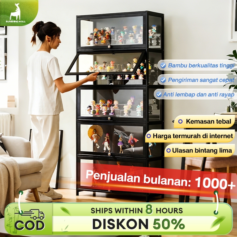 Jual Lemari Pajangan Rak Display Model Mainan Lemari Penyimpanan ...