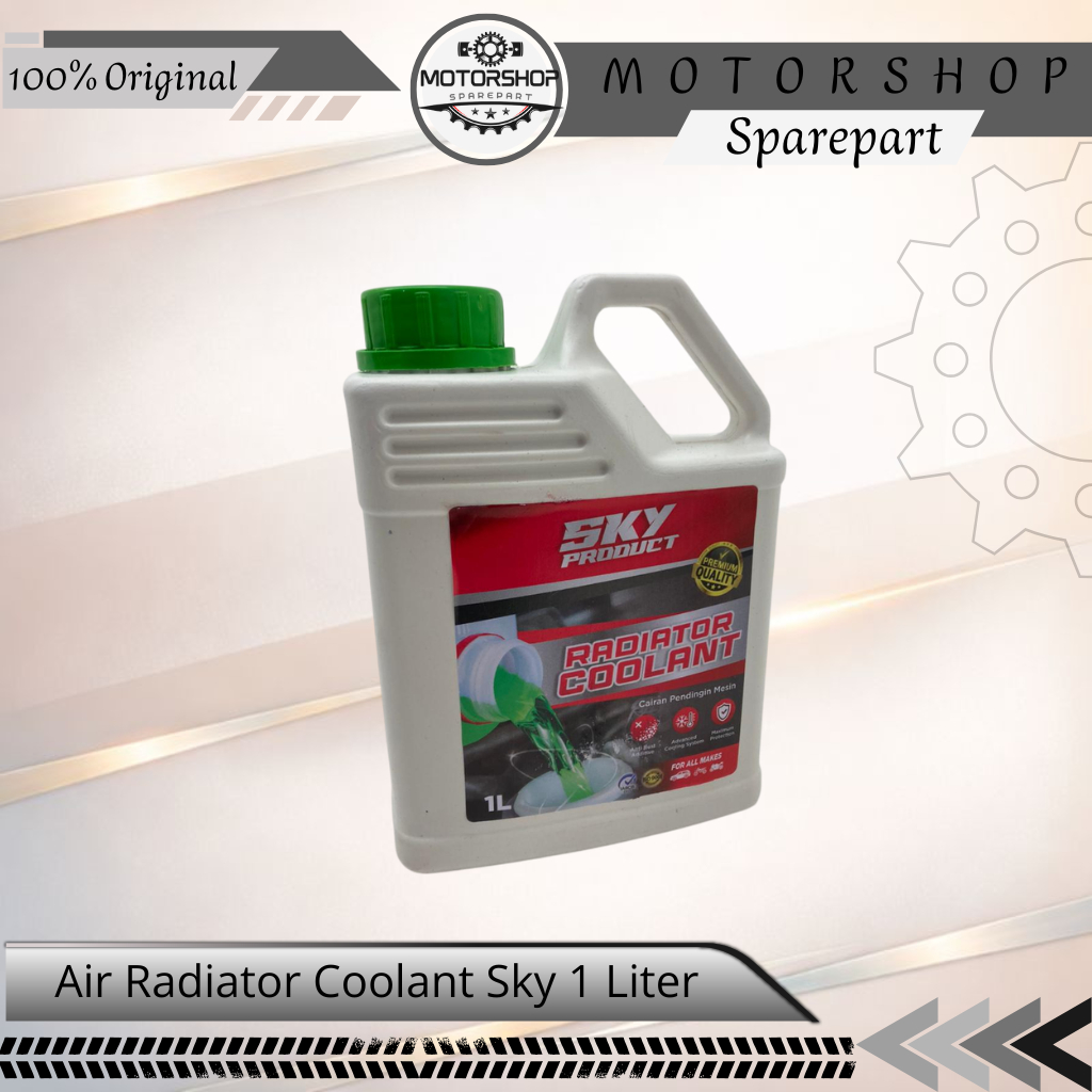 Jual Air Radiator Coolant Cairan Pendingin Mesin Sky 1 Liter | Shopee ...