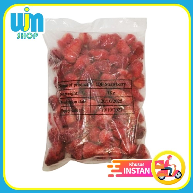 Jual IQF Strawberry Frozen 1kg WJM Makassar | Shopee Indonesia