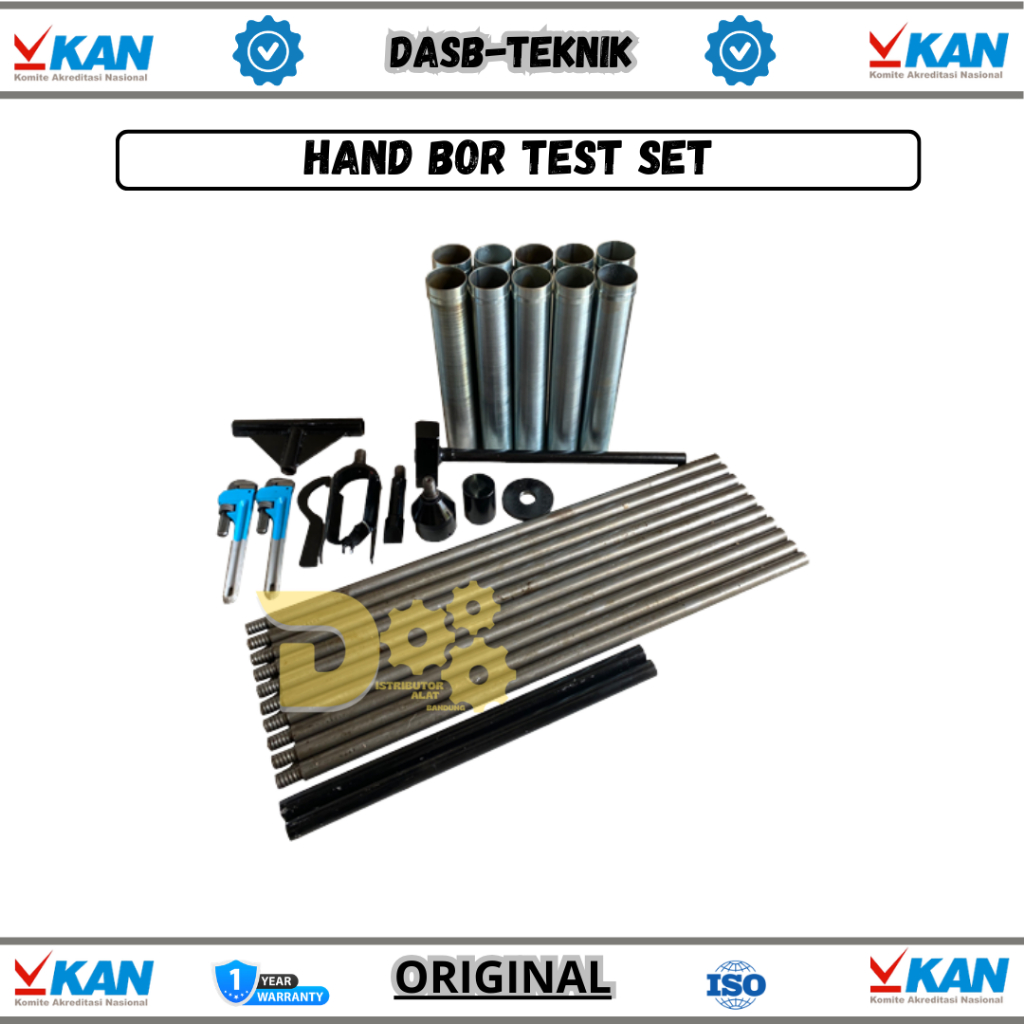 Jual Satu Set Alat Bor Tangan (Hand Bor Set) - Kapasitas 10 Meter ...