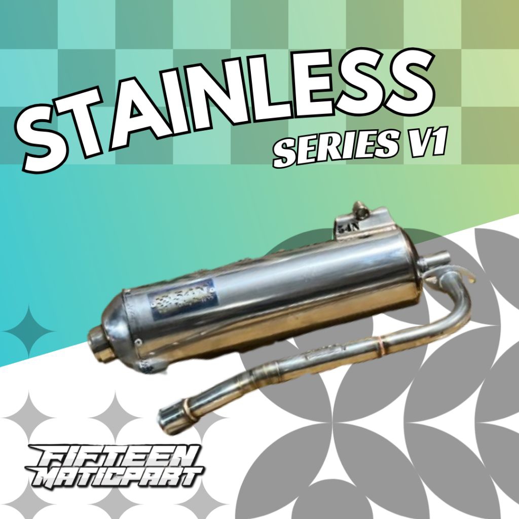 Jual KNALPOT STAINLESS V1 CMS ATAU KONDOMAN BY 54N RACING MUFFLER ...
