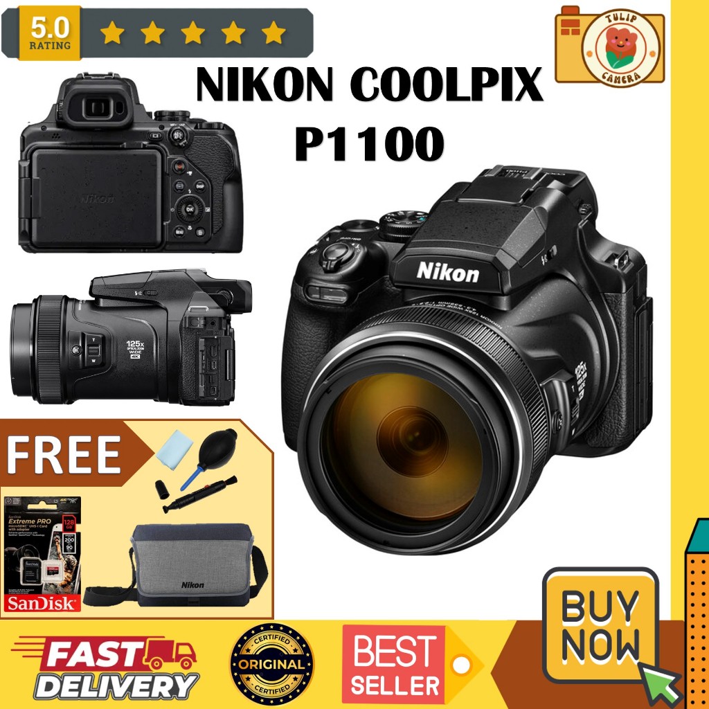 Jual Nikon COOLPIX P1100 Digital Camera 125x Optical Zoom - Nikon P1100 ...