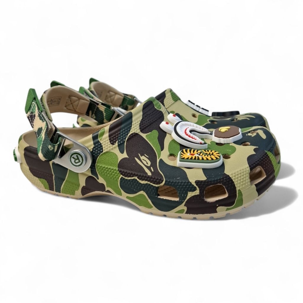 Jual SANDAL CROCS X A BATHING APE CLASSIC CLOG UNISEX / CROCS BAPE ...