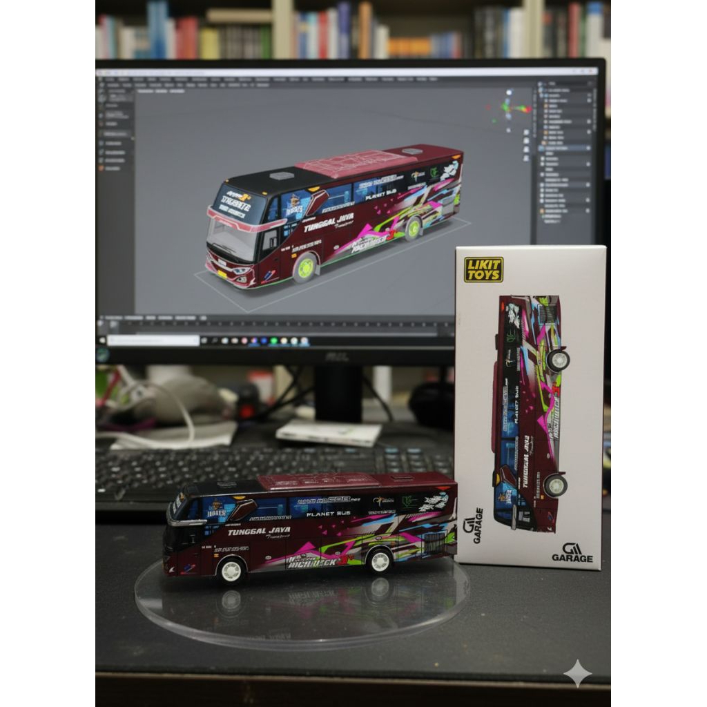 Jual PROMO MINIATUR bus ARMAGEDDON Tunggal Jaya 1/87 | pahleviJR ...