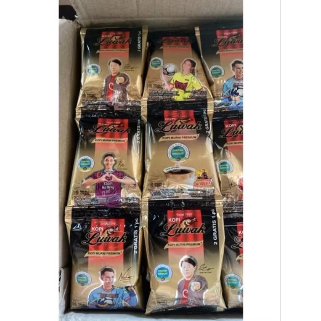 Jual x 2 Luwak Hitam Kopi 1 Renceng isi 15 sachet @23g | Shopee Indonesia