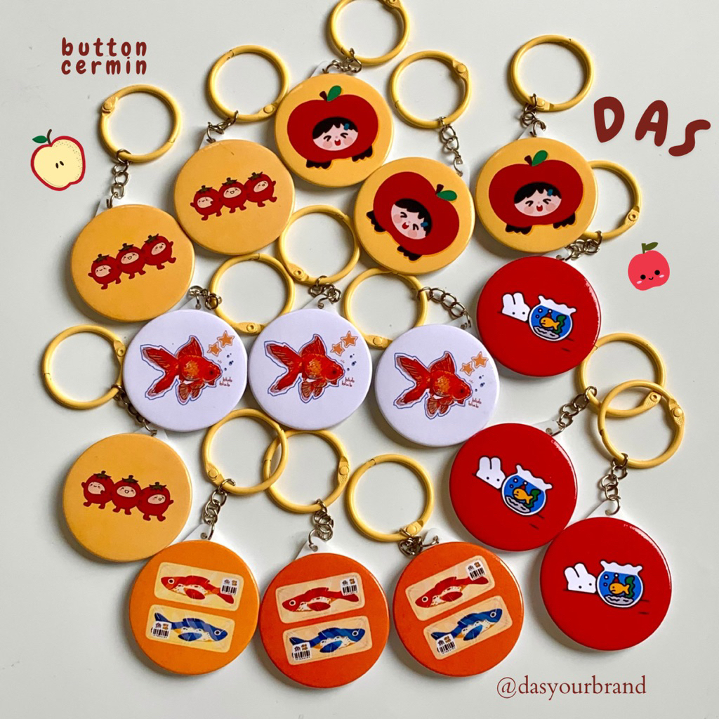 Jual DAS BUTTON MIRROR KEYCHAIN | Shopee Indonesia