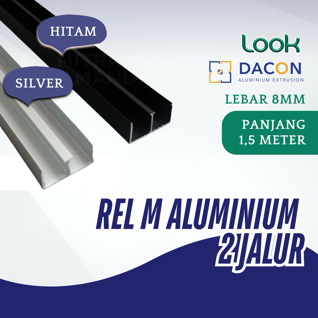 Jual Rell Aluminium Kolong Dapur M Panjang 1,5 Meter Warna Silver Dan ...
