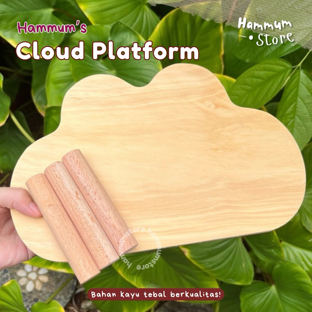 Jual Platform Awan Hamster Kayu (Krem) | Meja Hamster Awan | Aksesoris ...
