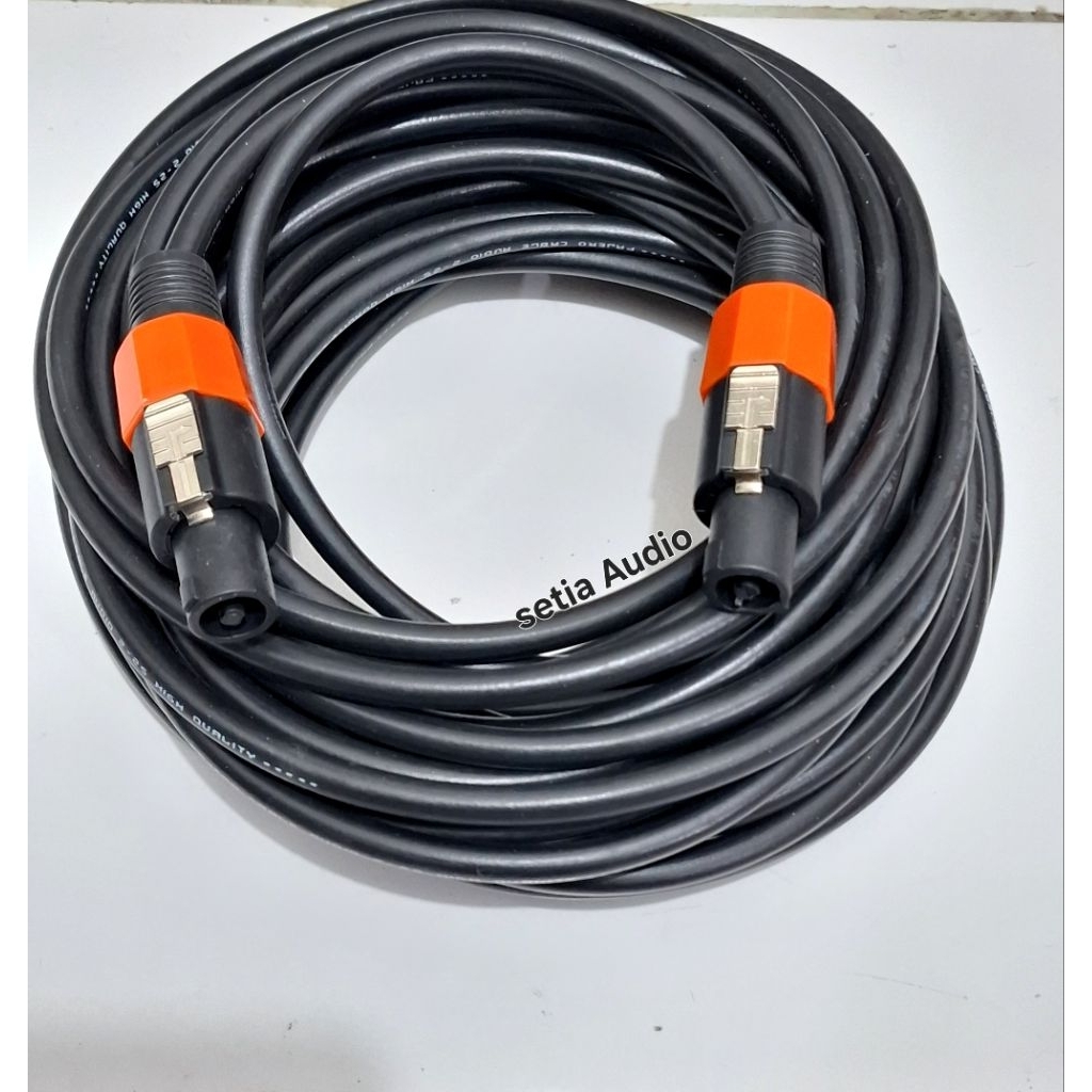 Jual KABEL SPEAKER JACK SPEAKON TO JACK SPEAKON oren NL4FC 1 2 3 4 5 6 ...