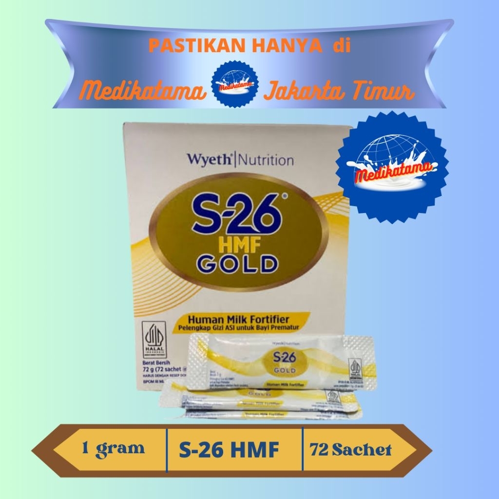 Jual S26 HMF Gold harga (1box isi 72 sachet) Exp Februari 2027 | Shopee ...