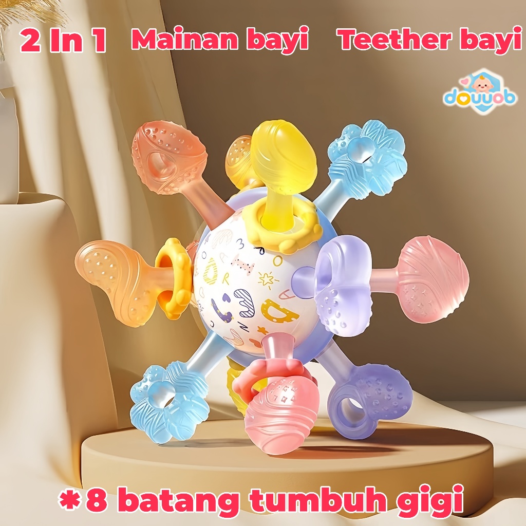 Jual Teether Bayi/Teether Bayi Bpa Free/Mainan Anak Bayi/Gigitan ...