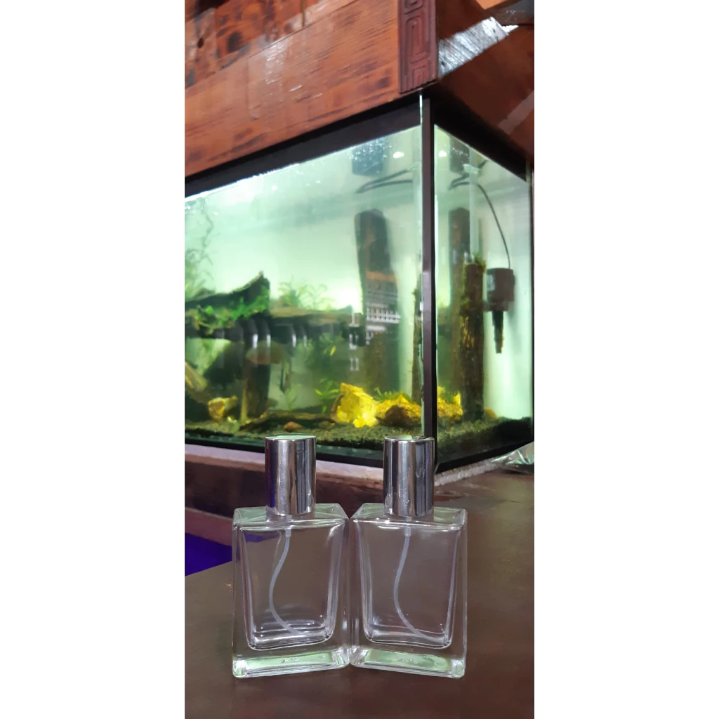 Jual BOTOL PARFUM KOTAK BENING TRANS 30ML DRAT ULIR PREMIUM BOTOL ...