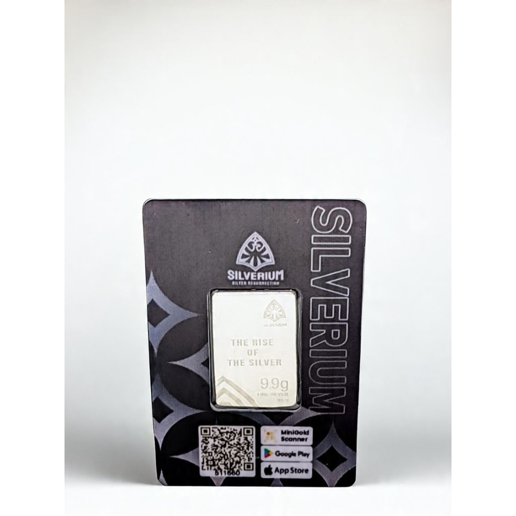 Jual SILVERIUM - Perak Batangan Silverium 9,9 Gram Original by Minigold ...