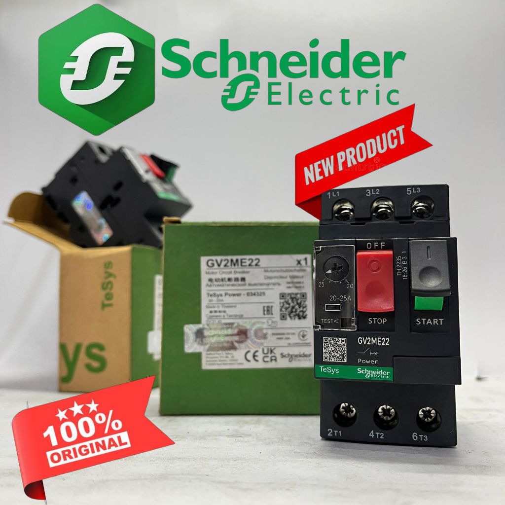 Jual motor circuit breaker Schneider GV2ME22 20-25A motor circuit ...
