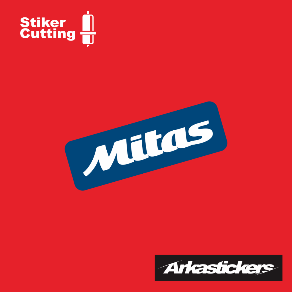 Jual Cutting Sticker MITAS untuk Motor Mobil Helm dll bisa menyala ...