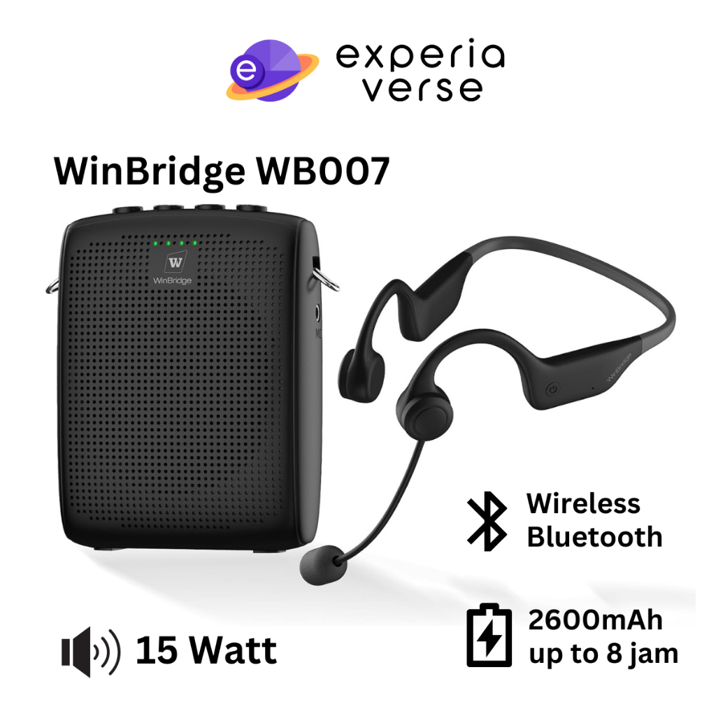 Jual WinBridge WB007 Portable Speaker Mic 15W – Penguat Suara Wireless ...