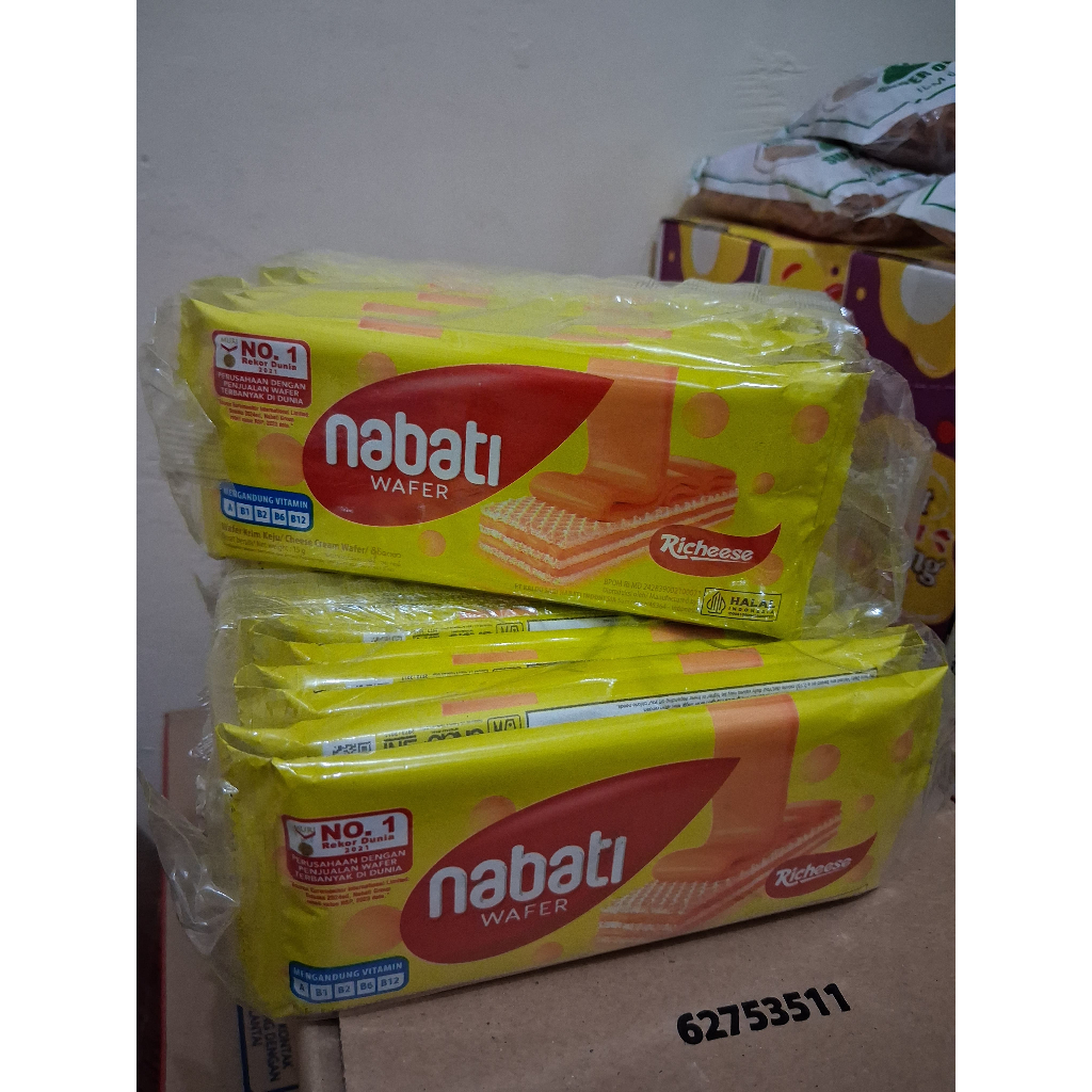 Jual [TERMURAH] Richeese Nabati Wafer 15 Gram eceran 1000 (1 renceng ...