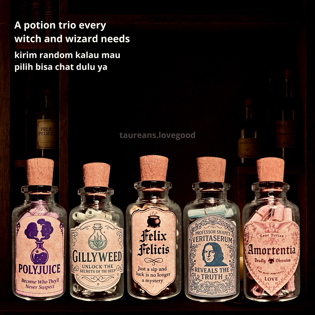 Jual Harry Potter Magic Potion – Botol Ramuan Sihir Estetik | Potionnya ...