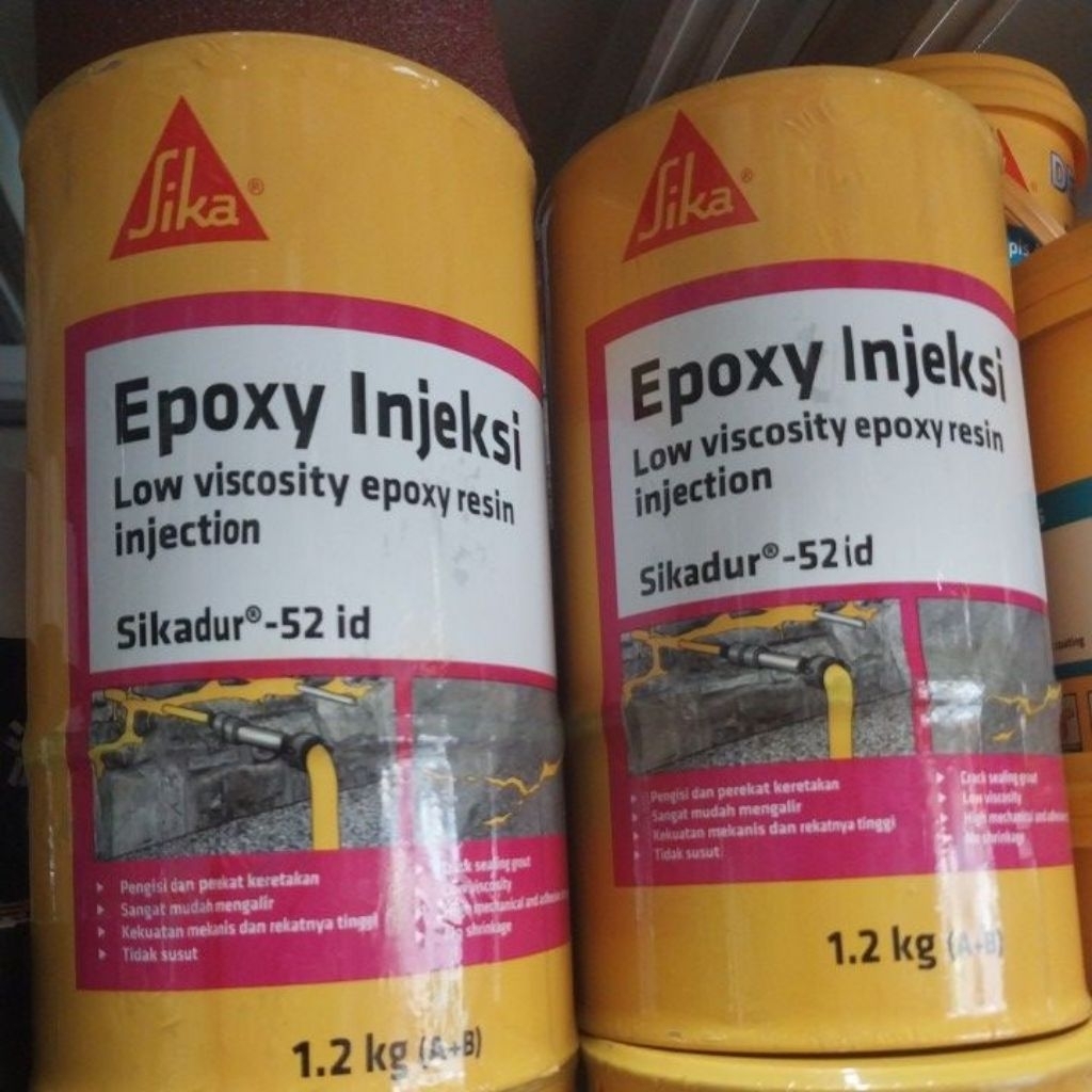 Jual Sikadur 51 ID AB Epoxy Injeksi Suntik Tambal Retak Beton 1,2kg ...