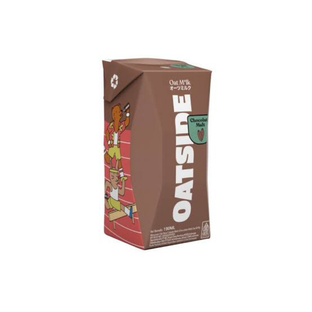 Jual OATSIDE Mini Straw Oat Milk Chocolate Malt 200ml (Kemasan dengan ...