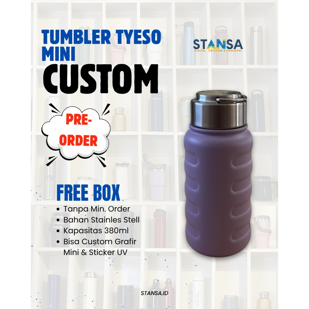 Jual TUMBLER TYESO MINI I TUMBLER TYSO I BOTOL TYESO I BOTOL MINI UNIK ...