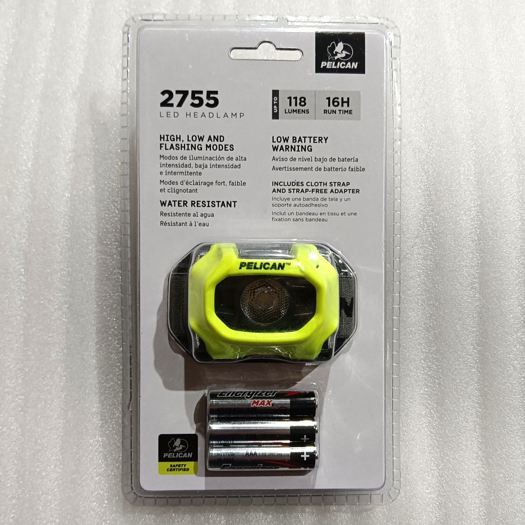 Jual PELICAN 2755 118 LUMENS HEADLAMP / Senter Kepala LED / Water ...