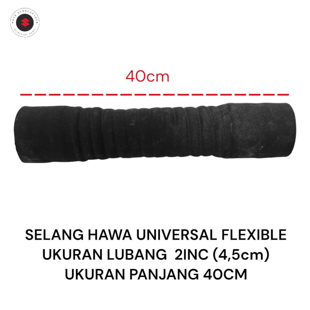 Jual SELANG HAWA FILTER UDARA UNIVERSAL FLEXIBLE UKURAN 2inch x 40cm ...