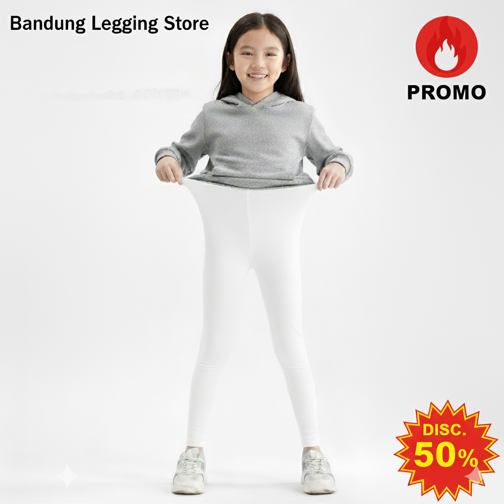 Jual Celana Legging Putih Anak Perempuan Usia 1 Tahun Sampai 12 Tahun ...